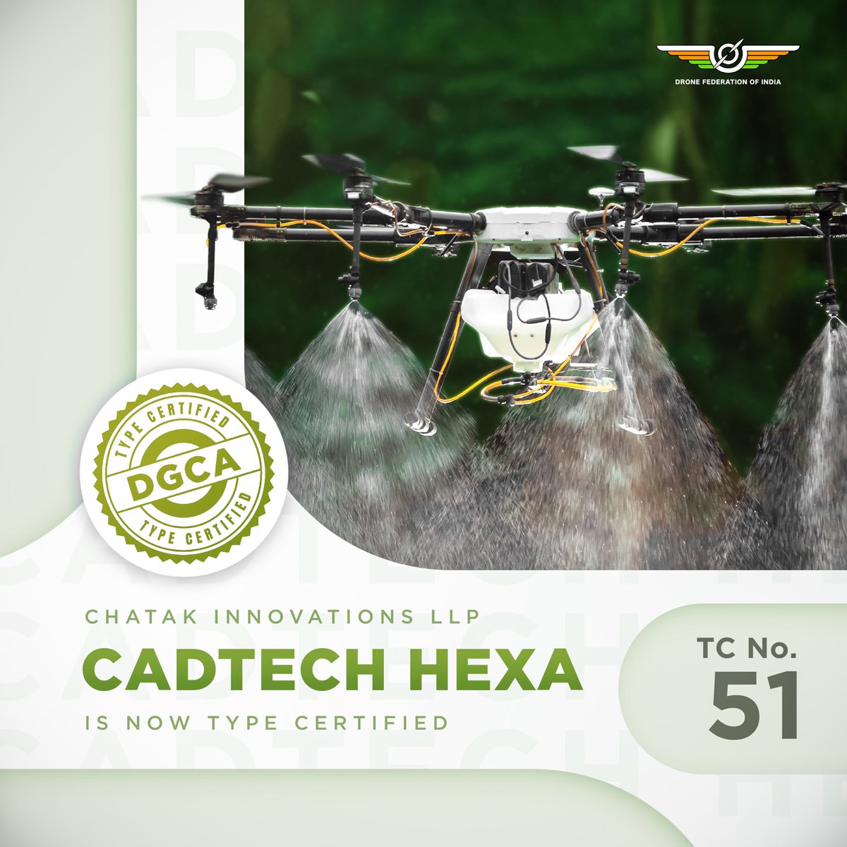 CADTECH HEXA- Agricultural Drone