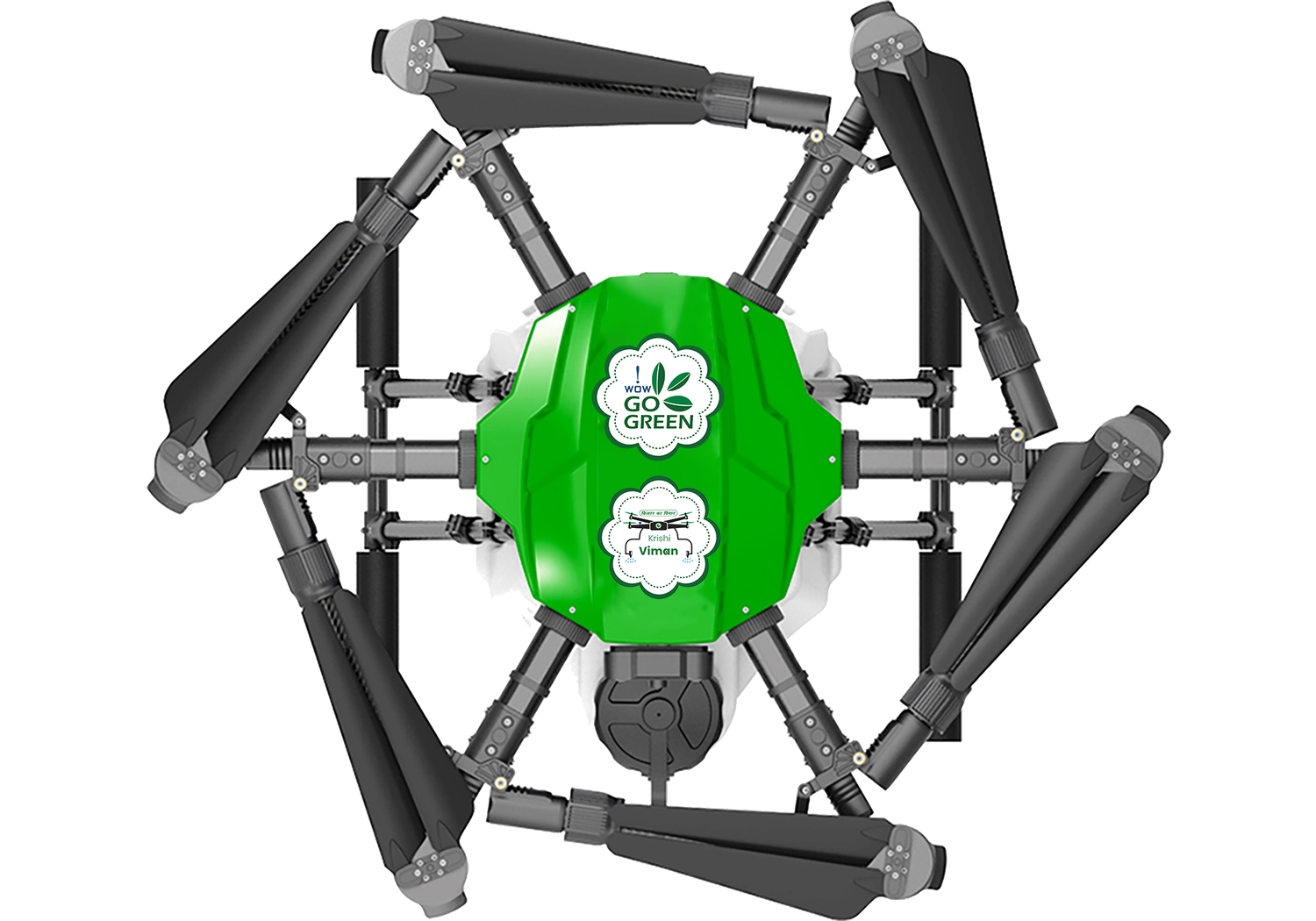 Buy Wow Go Green Krishi Viman KV-10 Drone | Agriculture Spraying & Seed Spreading