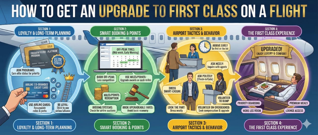 How to Get an Upgrade to First Class on a Flight? - FlapOne Aviation Blog